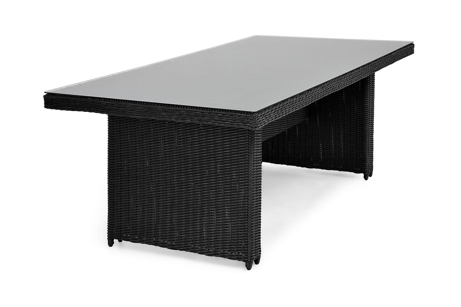 deNoord Marcus Spisebord 200x100 cm Svart - Hagemøbler - Trademax