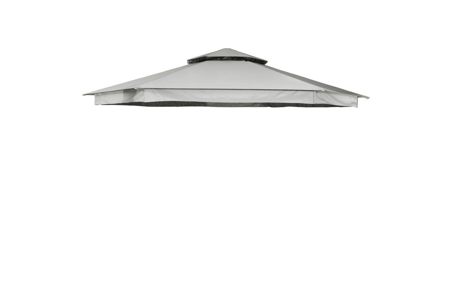 Hillerstorp Hillerstorp Luxor paviljongtak Ø400 cm grå Grå - Hagemøbler ...
