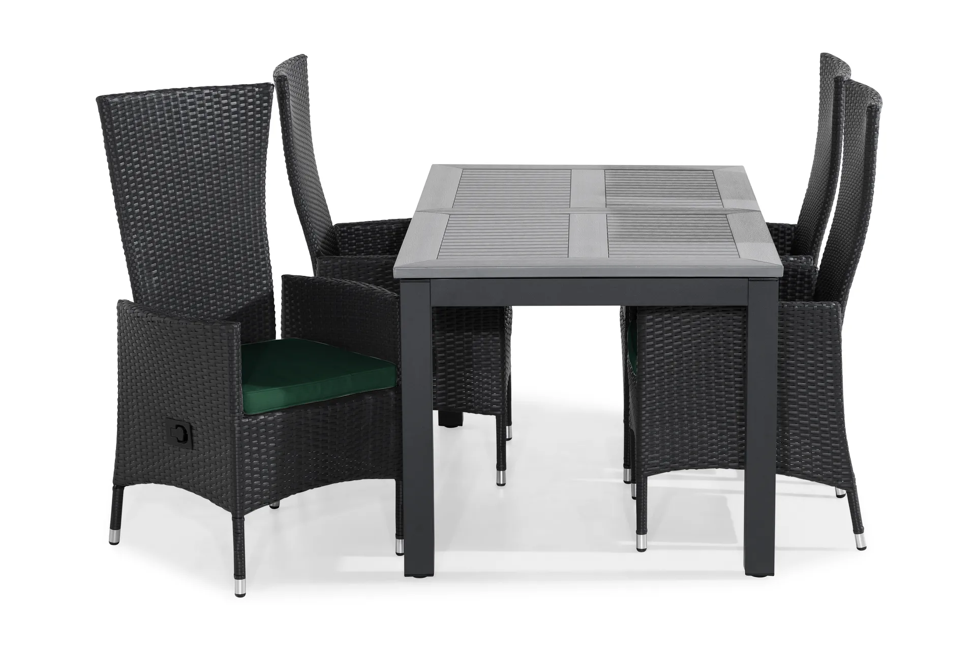 Comfort Garden Monaco Spisegruppe 152-210x90+4 Jenny Stol Stillbar Pute ...
