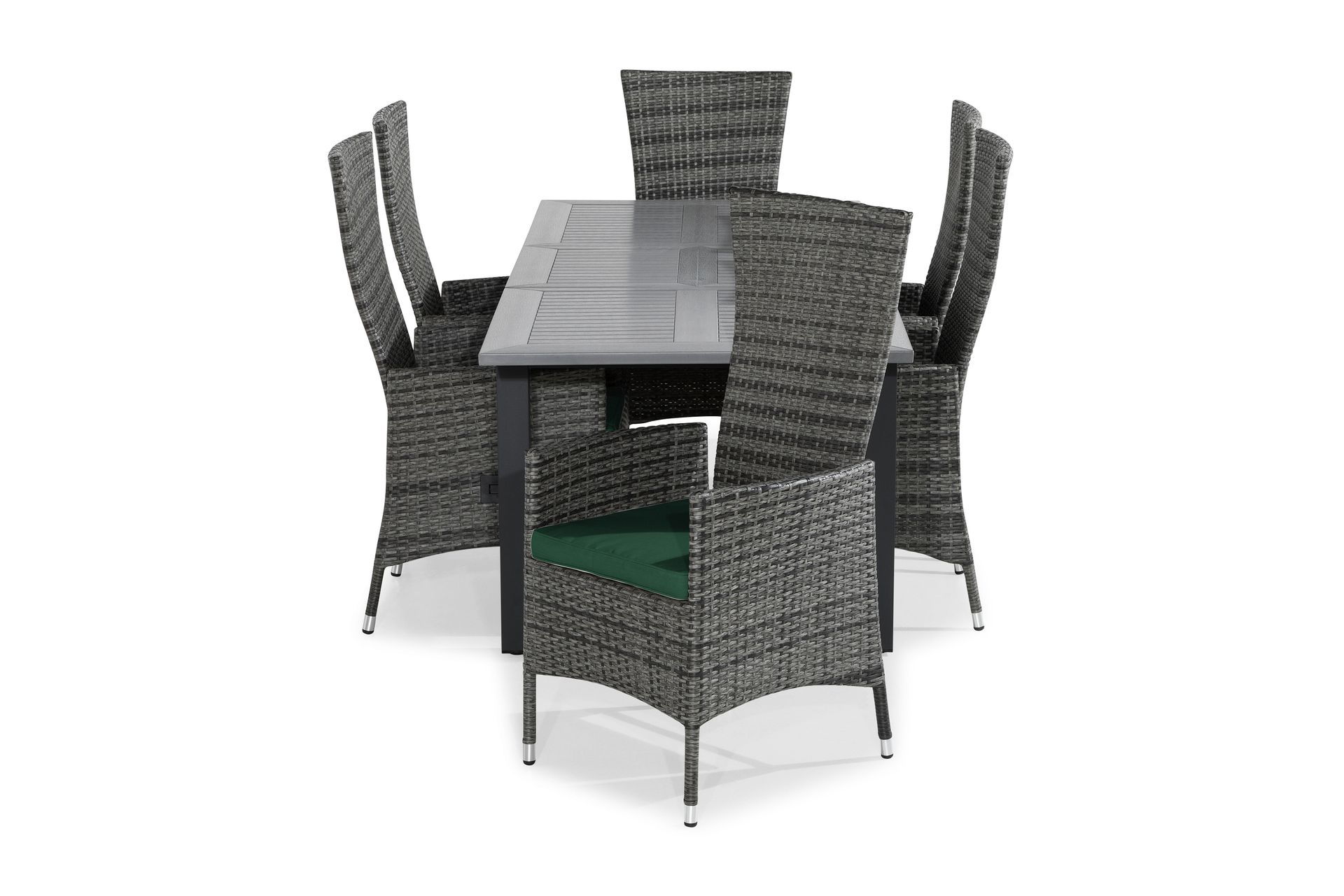 Comfort Garden Monaco Spisegruppe 152-210x90+6 Jenny Stol Stillbar Pute ...