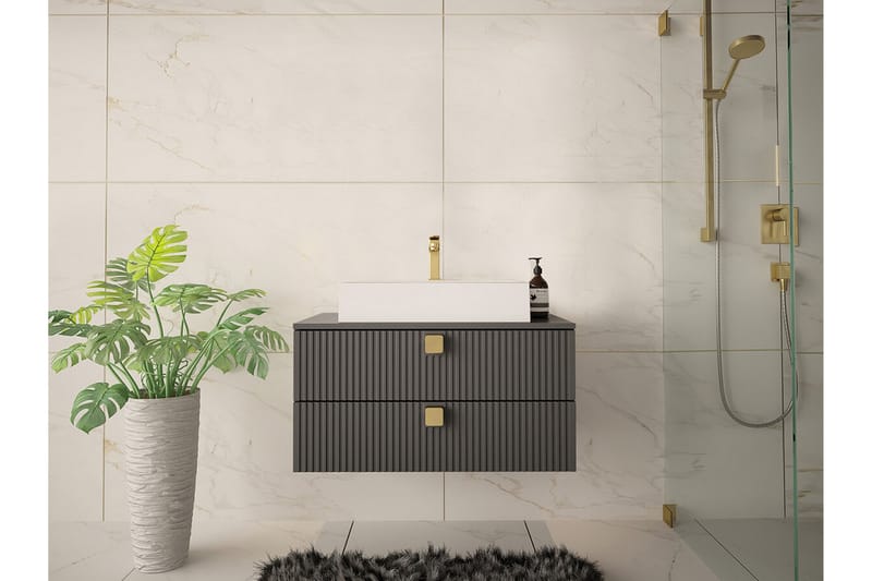 Concept 55 Glenndale Baderomsoppbevaring Grå - Hus & oppussing - Trademax