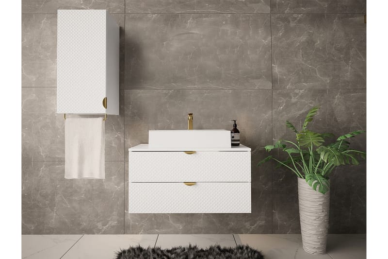 Concept 55 Glenndale Vaskeskåp Hvid - Hus & oppussing - Trademax