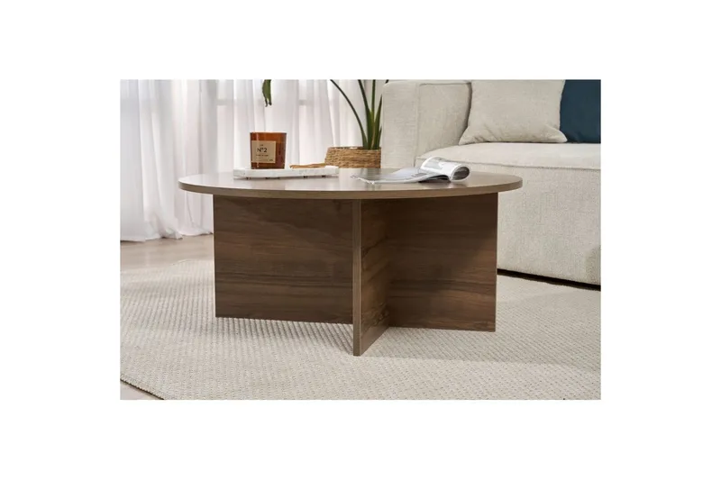 Boro Sofabord 90 cm Brun - Møbler - Trademax