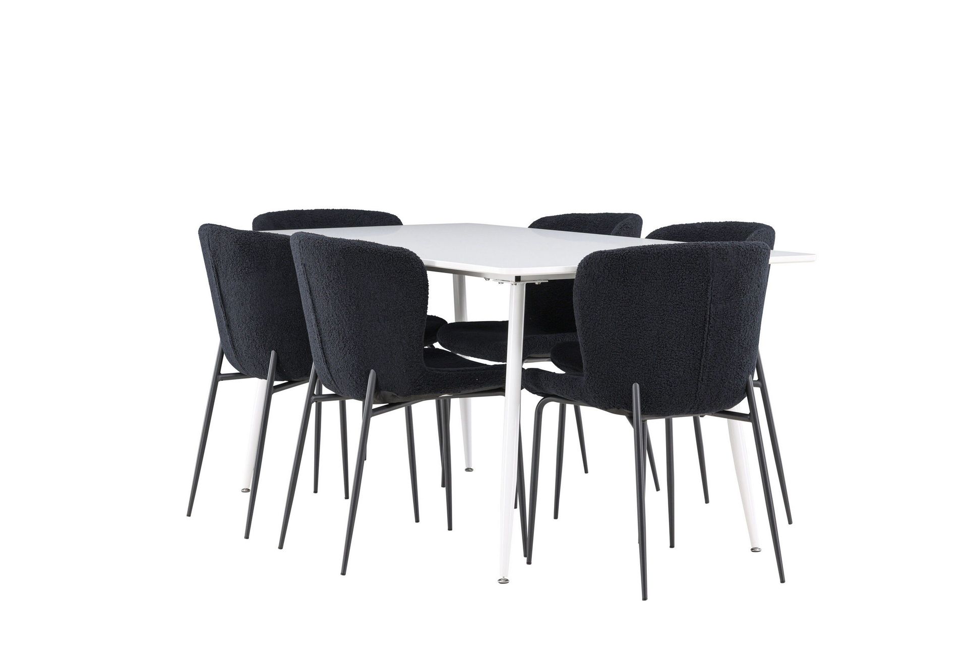 Venture Home Silar Spisegruppe 180 cm Rektangulær med 6 Modesto stoler ...