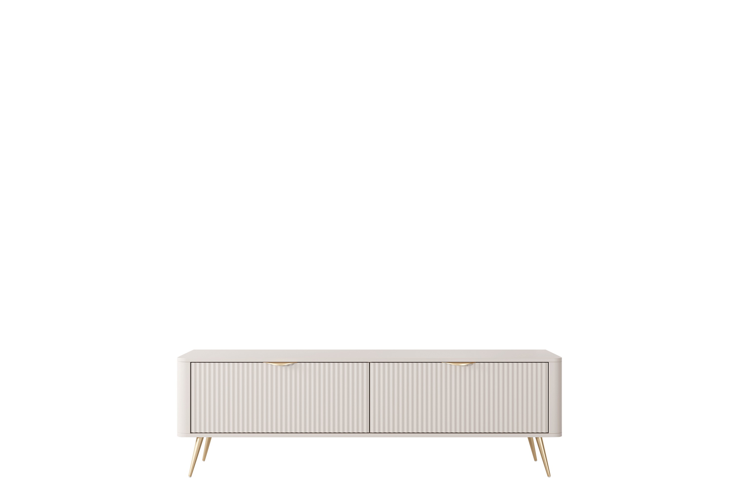 Forba TV-benk 164 cm Beige - Møbler - Trademax