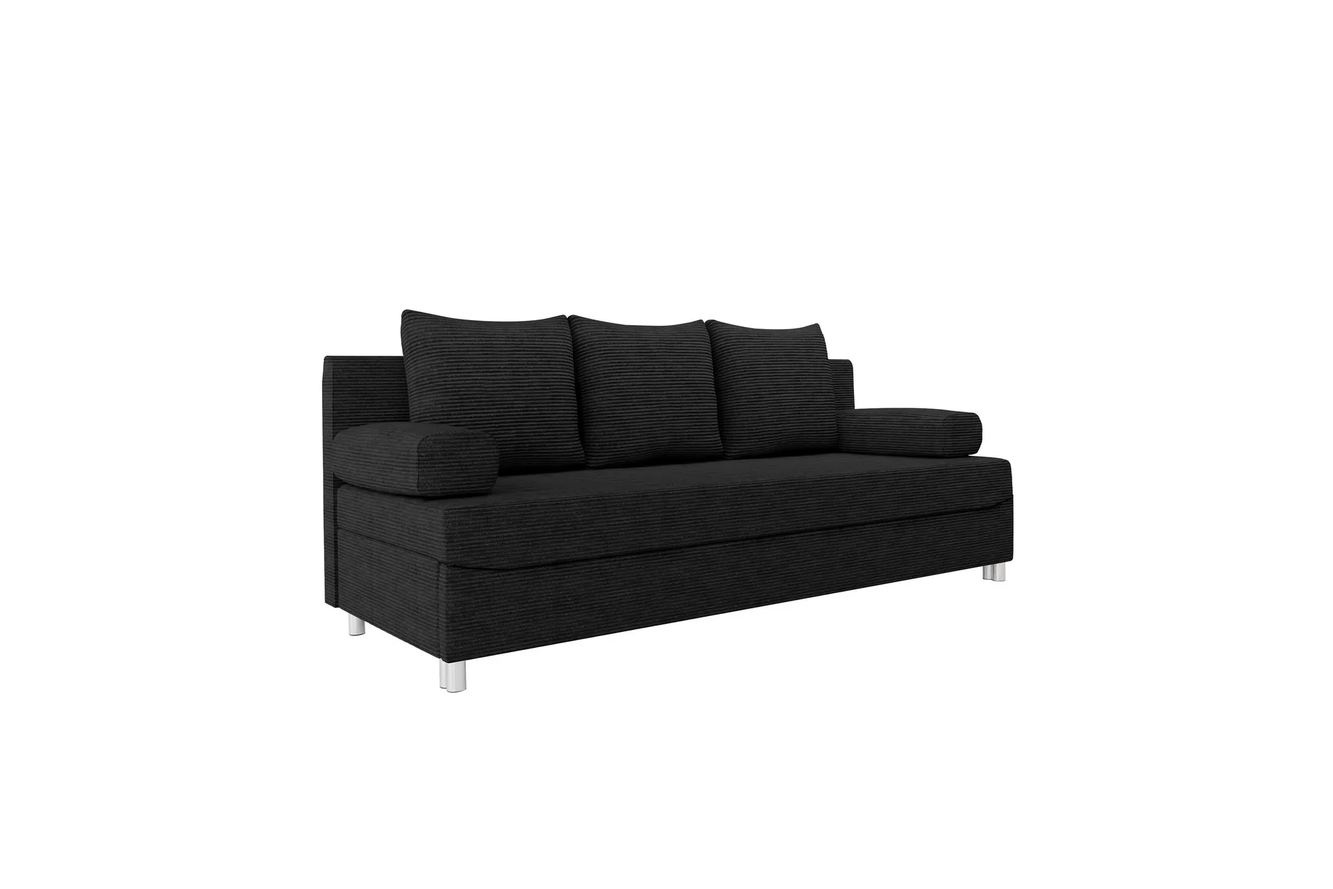 Eifion Sofa 3-seter Svart - Møbler - Trademax