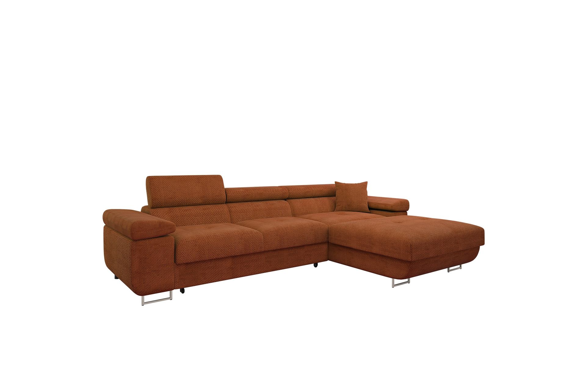 Gabina Sofa med Divan 3-seter Oransje - Møbler - Trademax
