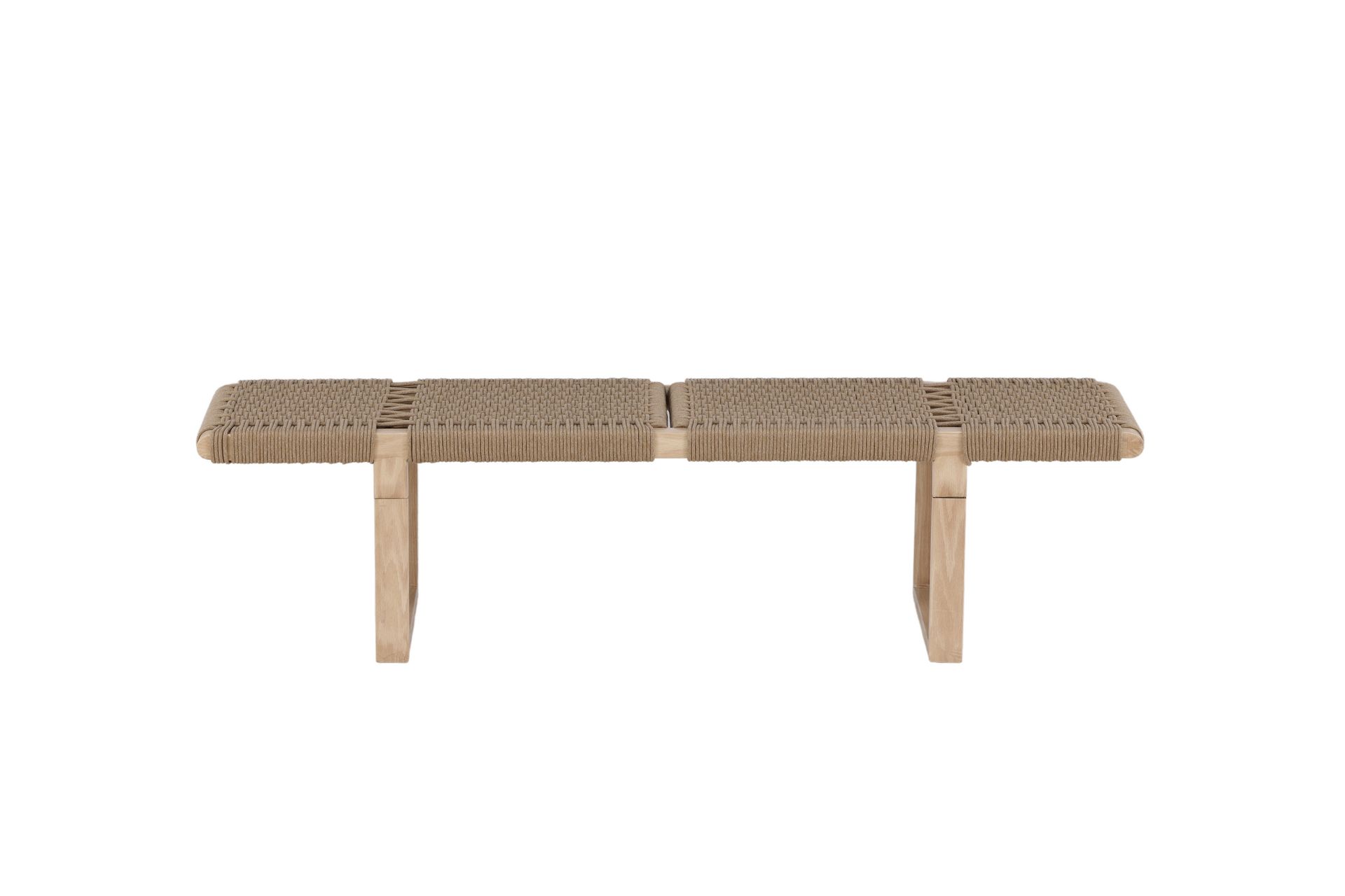 VIND Ängön Sittebenk 140 cm Beige - Møbler - Trademax