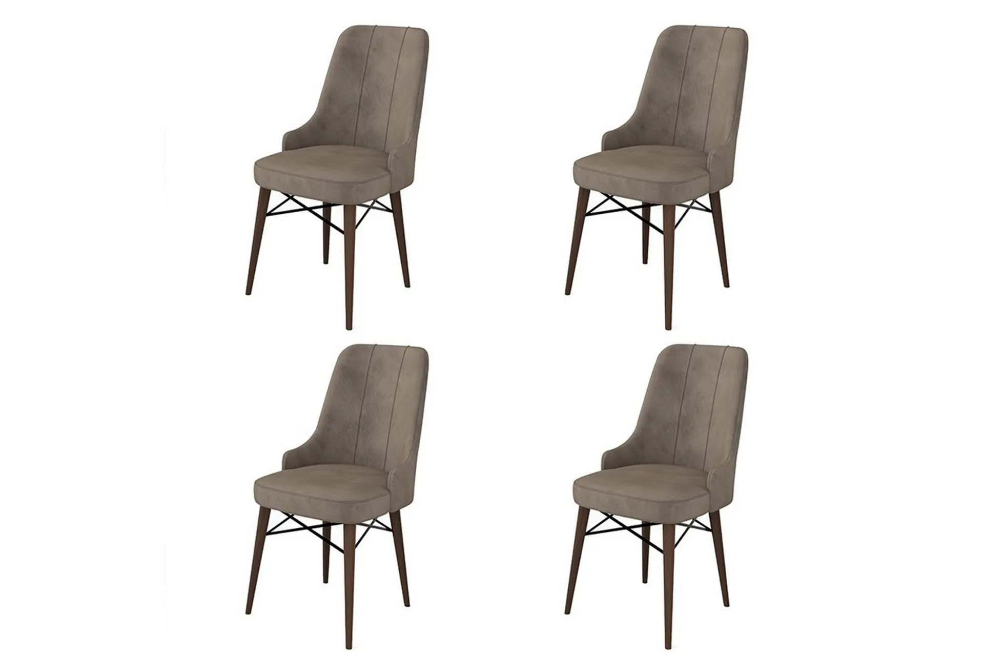 Spisestol Jandela Cappuccino / Brun Cappuccino / Brun - Møbler - Trademax