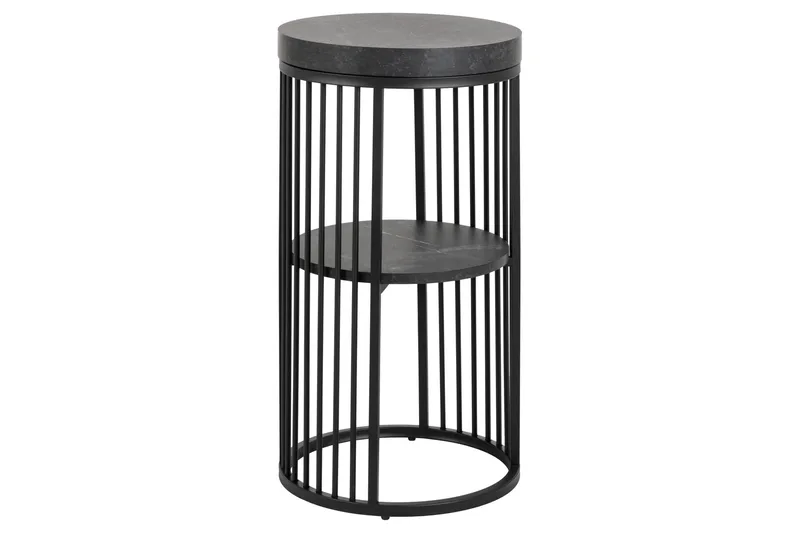 Saklani Nattbord 35 cm Svart - Møbler - Trademax