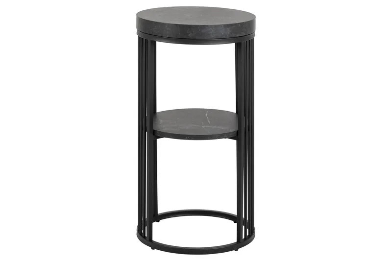 Saklani Nattbord 35 cm Svart - Møbler - Trademax