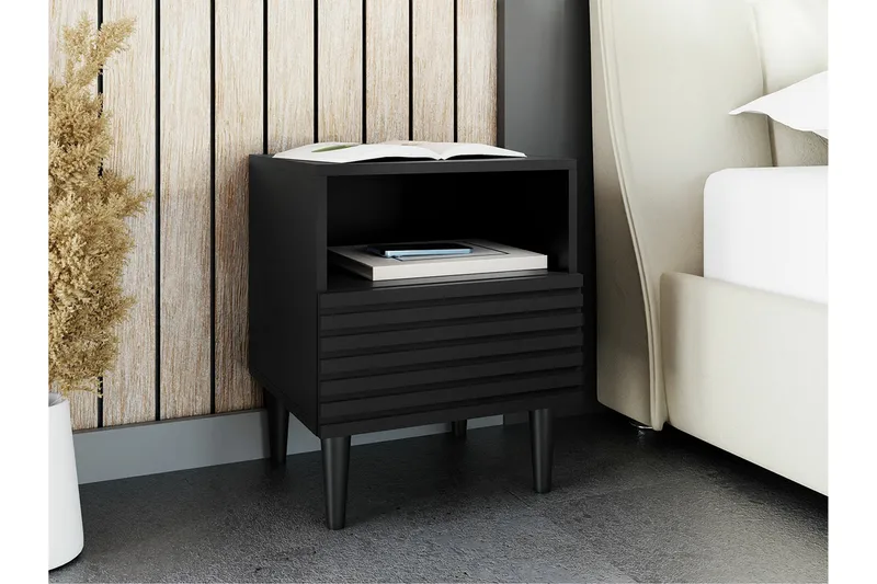 Kintore Sengbord 42 cm Svart - Møbler - Black Friday - Trademax