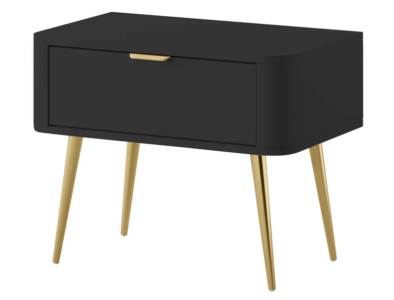 Walia Nattbord 63 cm Svart - Møbler - Black Friday coming soon - Trademax