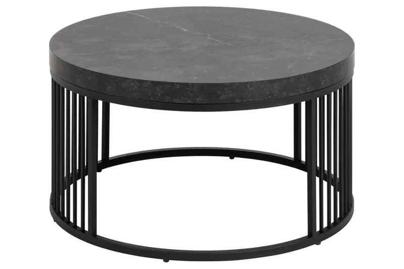 Saklani Sofabord 65 cm Svart - Møbler - Trademax