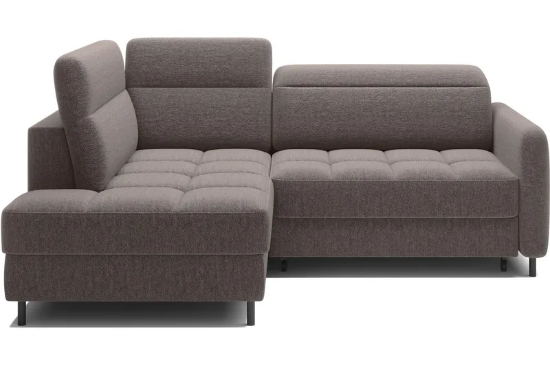 Masuo Sovesofa med Sjeselong 3-seter Brun - Møbler - Trademax