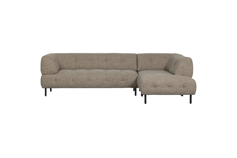 Ranta Sofa med Sjeselong 3-seter Brun - Møbler - Trademax