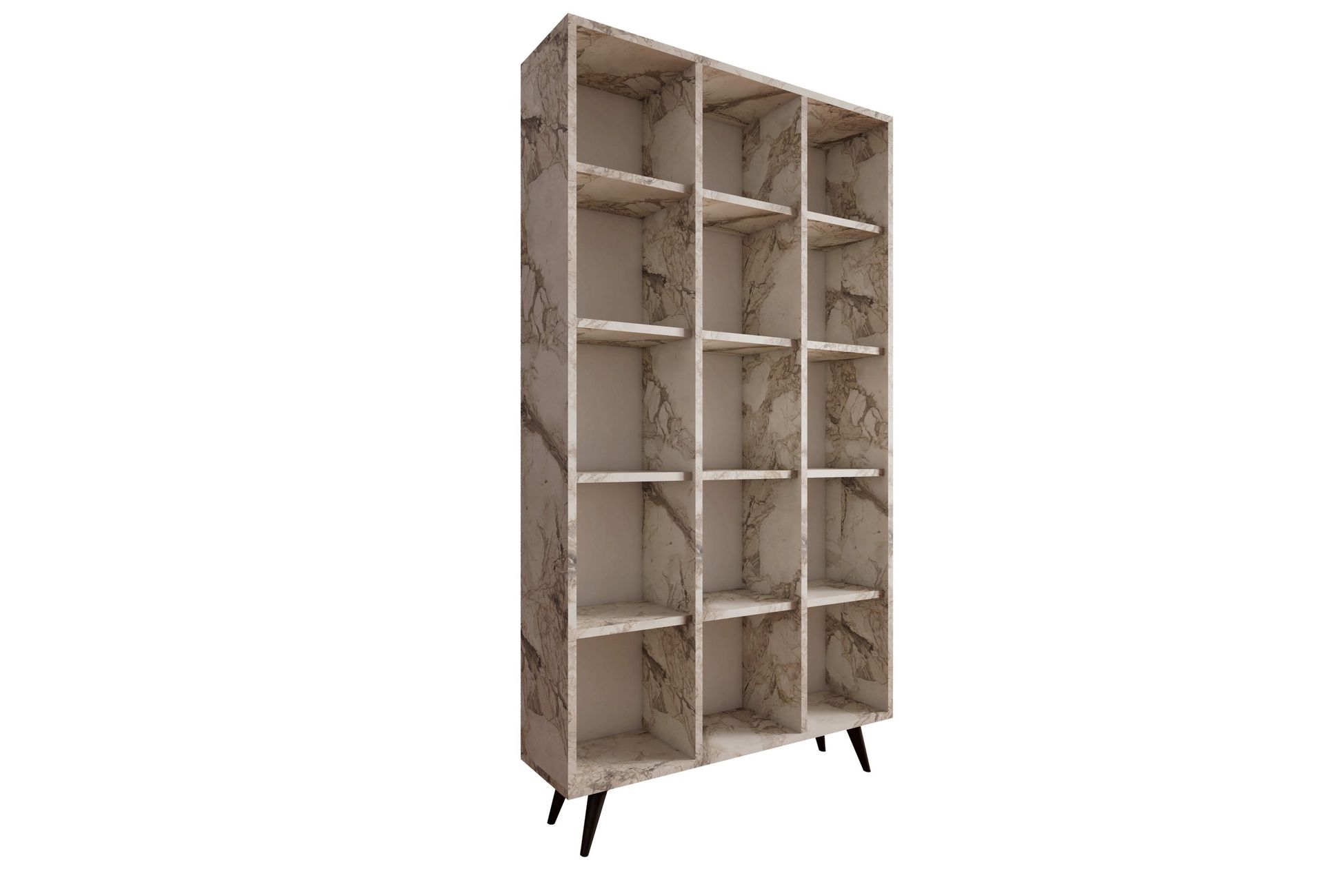 Zipa Bokhylle 100 cm Eik - Oppbevaring - Trademax
