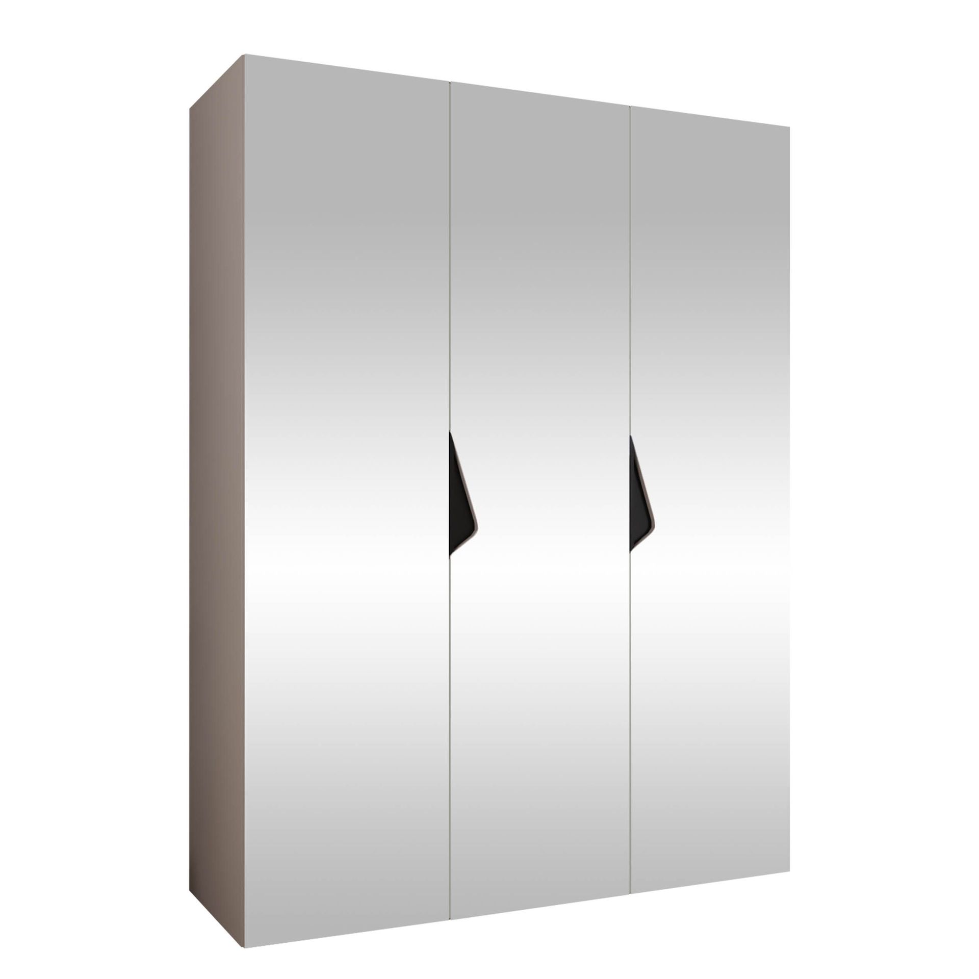 garderobeskap NO_BRAND Garderobeskap SANDI 3 150 cashmere Svart ...
