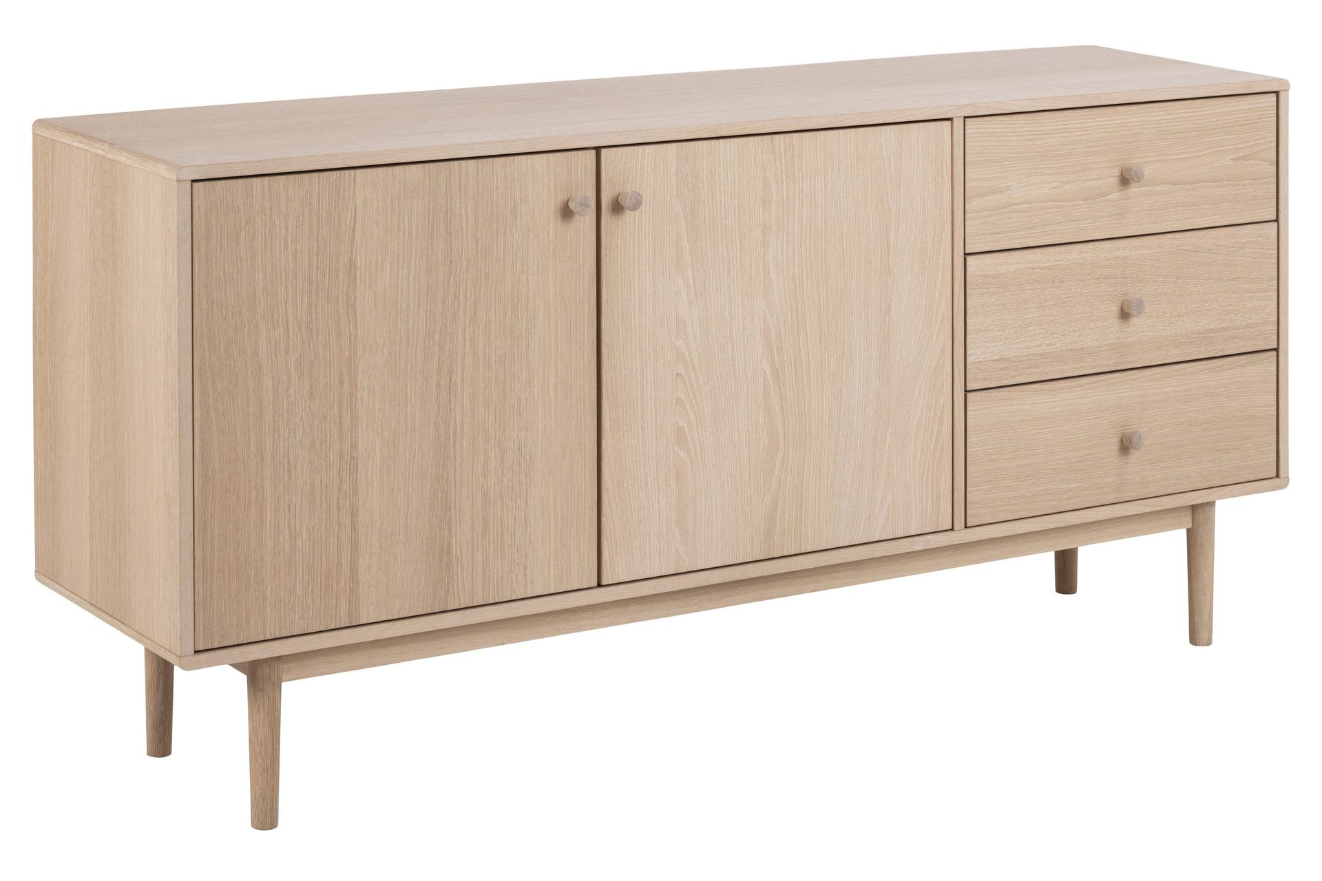 Salama Skjenk 160 cm Hvid - Oppbevaring - Trademax