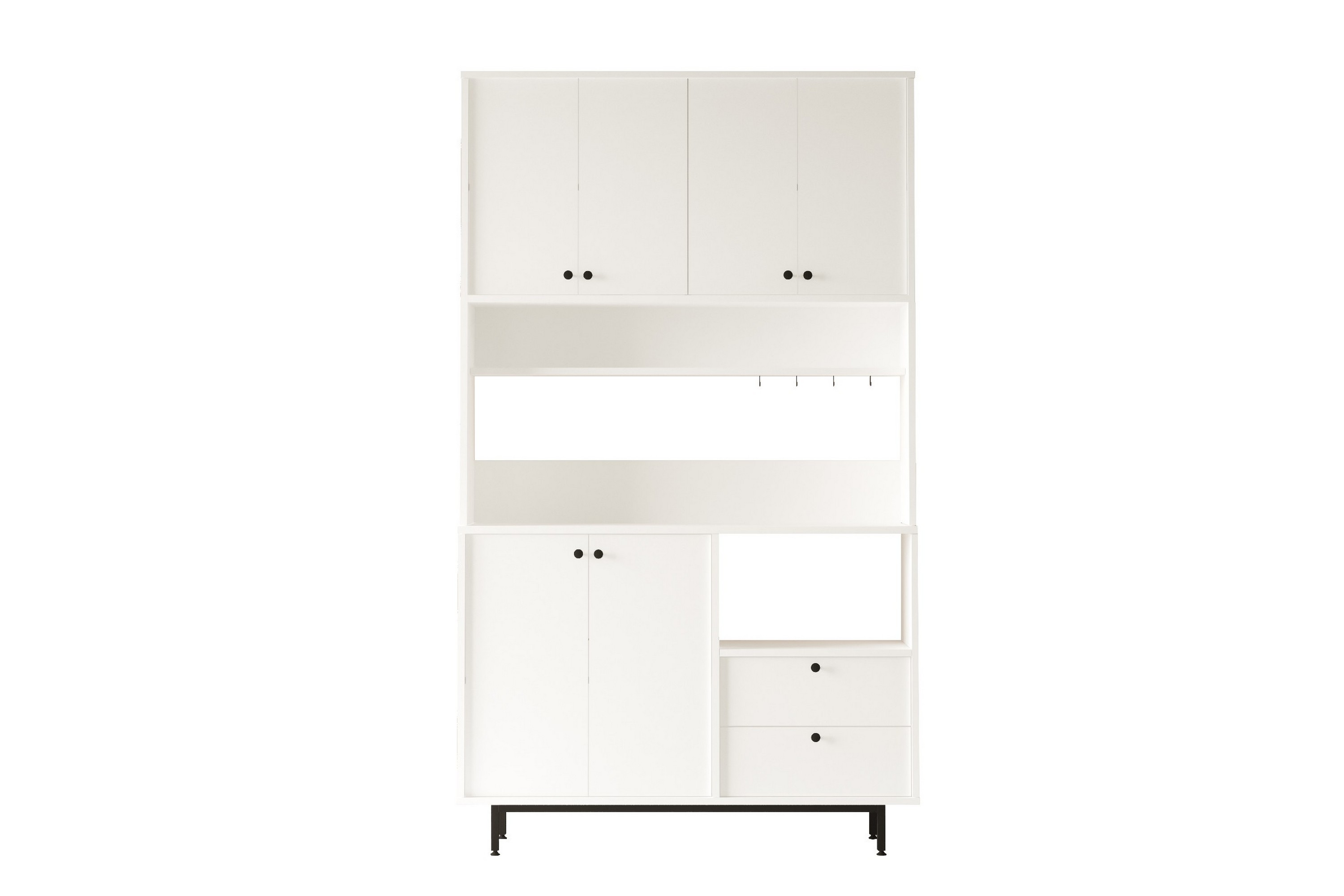 Donae Highboard Hvit - Oppbevaring - Trademax