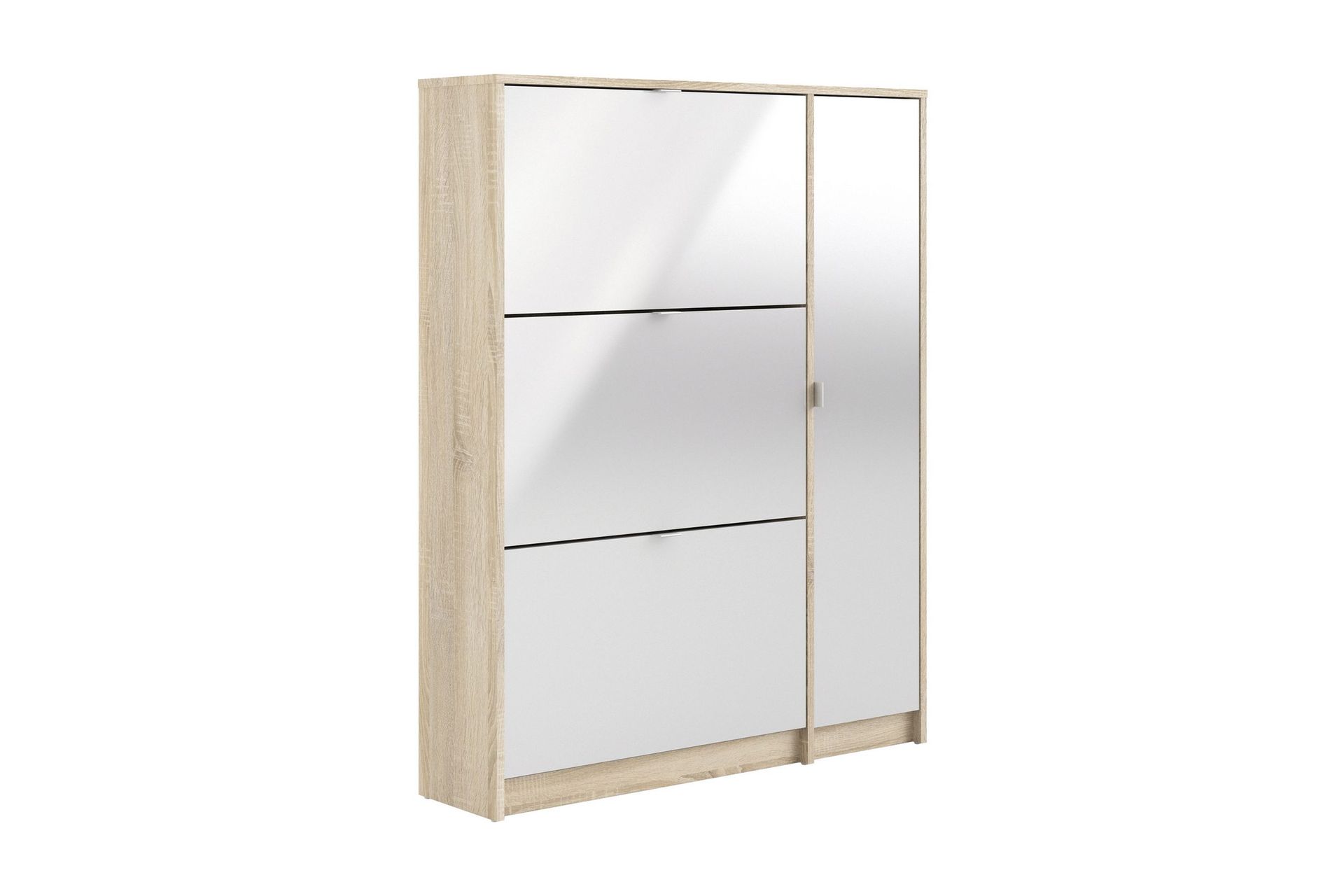 Tvilum Shoey Skoskap 3 Fack Tre / Natur / Hvit - Oppbevaring - Trademax