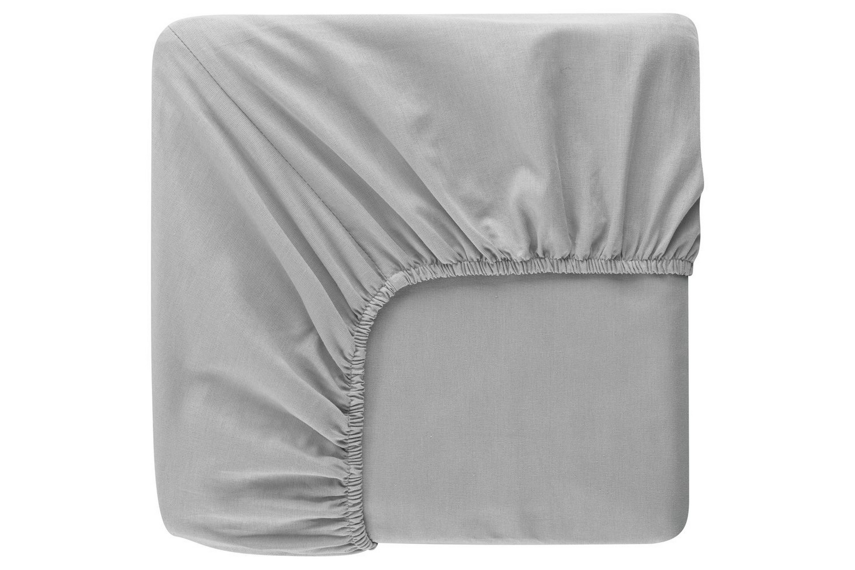 Laken med strikk Borganäs of Sweden 60 x 120 cm, Lysegrå - Tekstiler ...