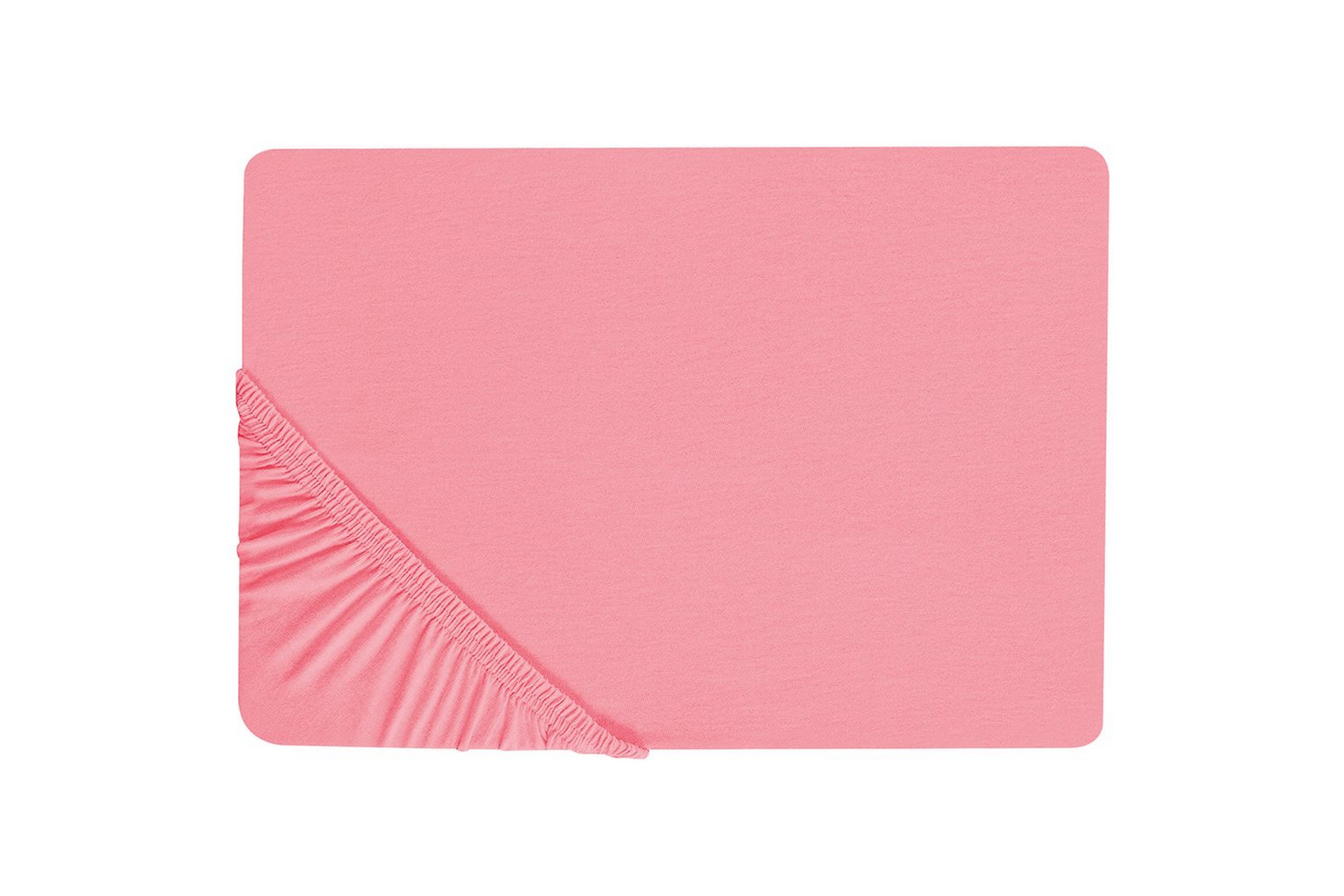 Laken med strikk Janbu Korall, 90x200 cm Korall, 90x200 cm - Tekstiler ...