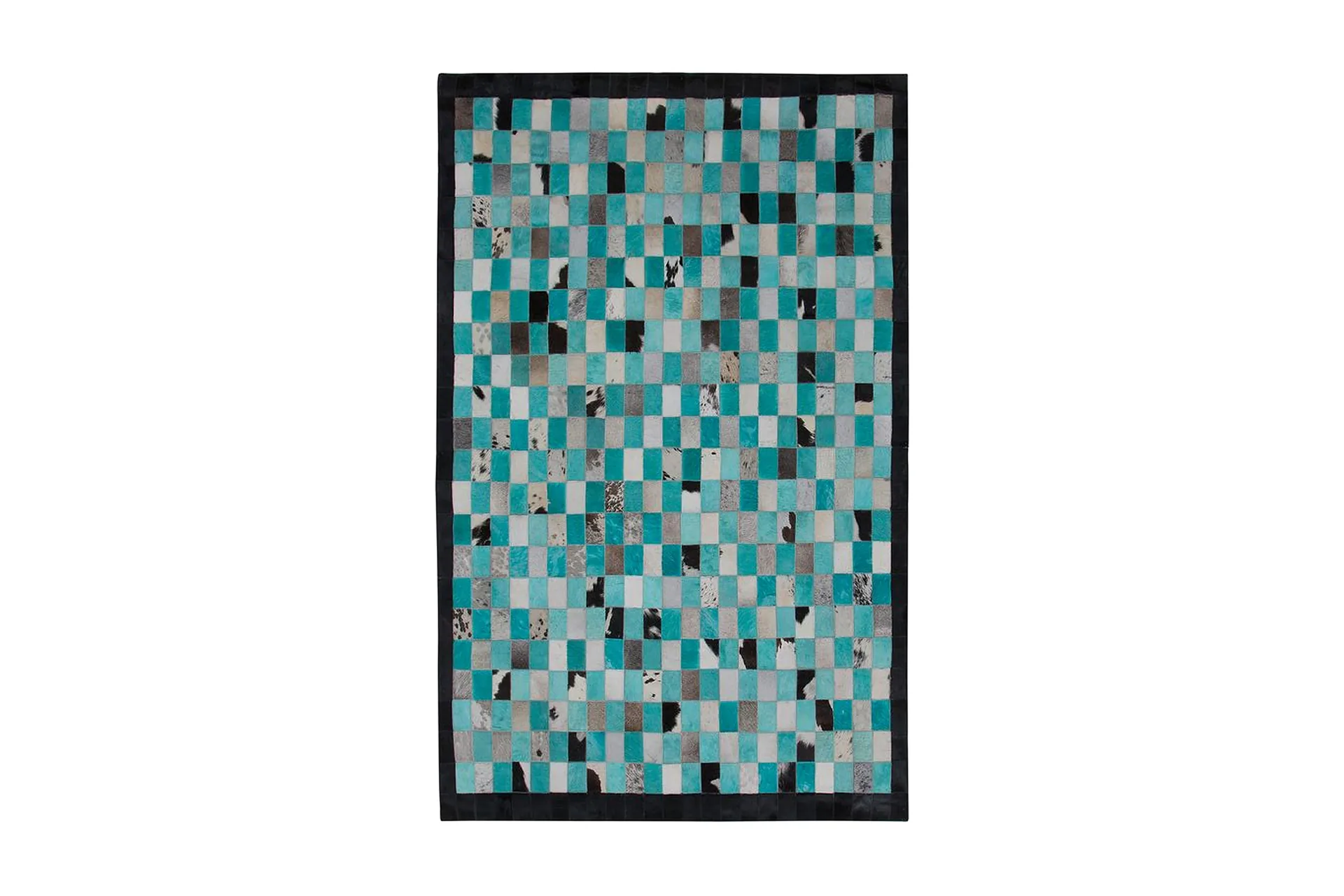 Daleisa Matte 140x200 cm Lær Blå - Tekstiler - Trademax